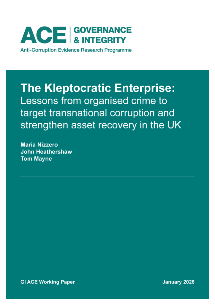 The Kleptocratic Enterprise: Lessons from organised crime to target ...